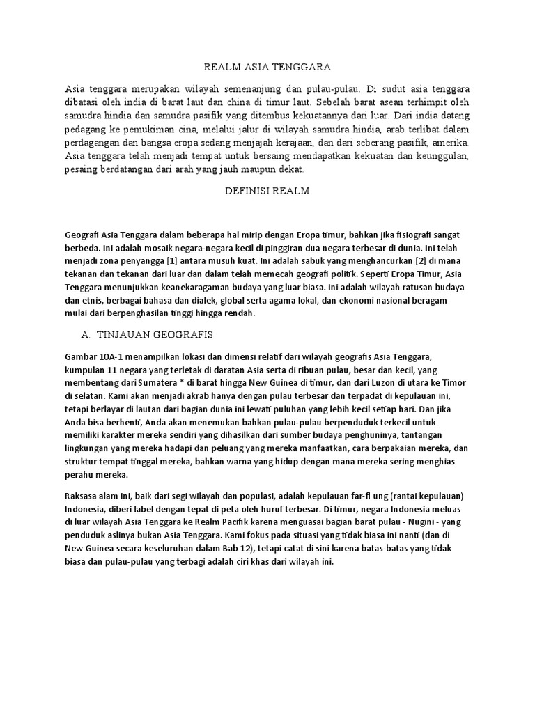 Realm Asia Tenggara | PDF