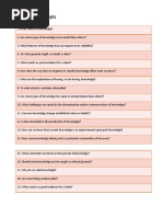 Tok Prompts Explained | PDF | Knowledge | Evidence