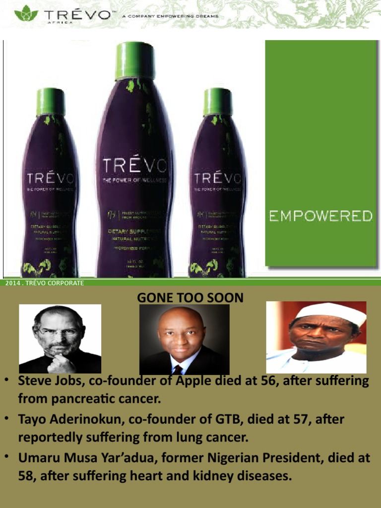 Health Benefits of Trévo Products | PDF | Foods | Antioxidant