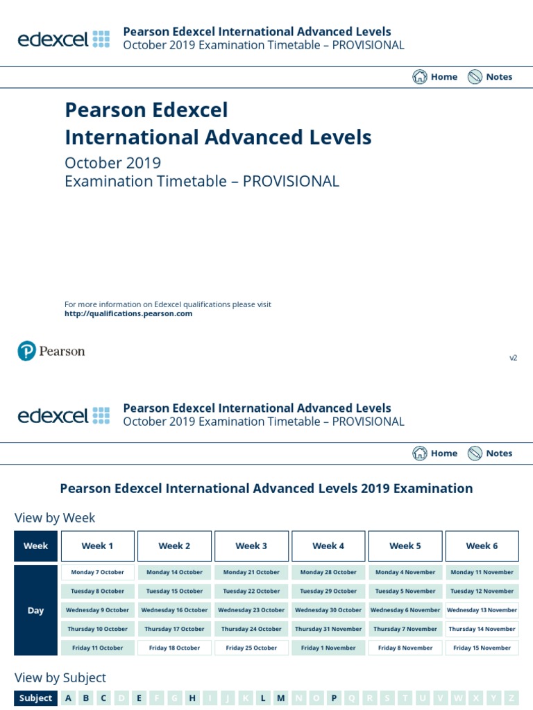 Pearson Edexcel International Advanced Levels: October 2019 Examination ...