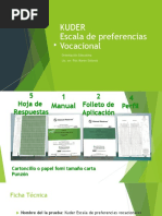 Kuder Vocacional - Manual Original | PDF | Estadísticas | Desviación Estándar