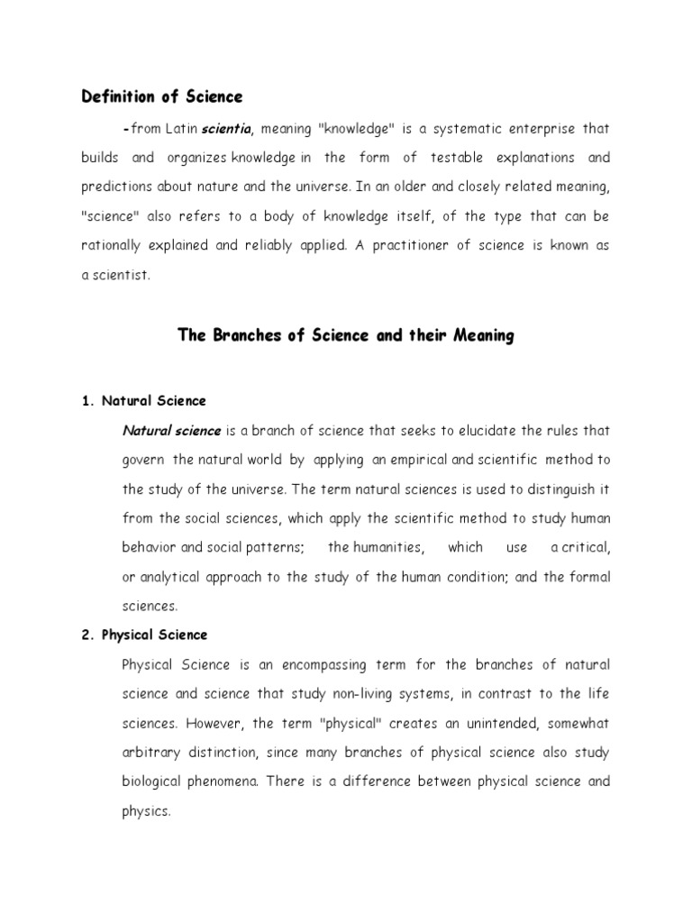 Explanation Science