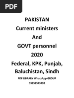 Pakistan Emergency Numbers Directory | PDF | Pakistan | National Security