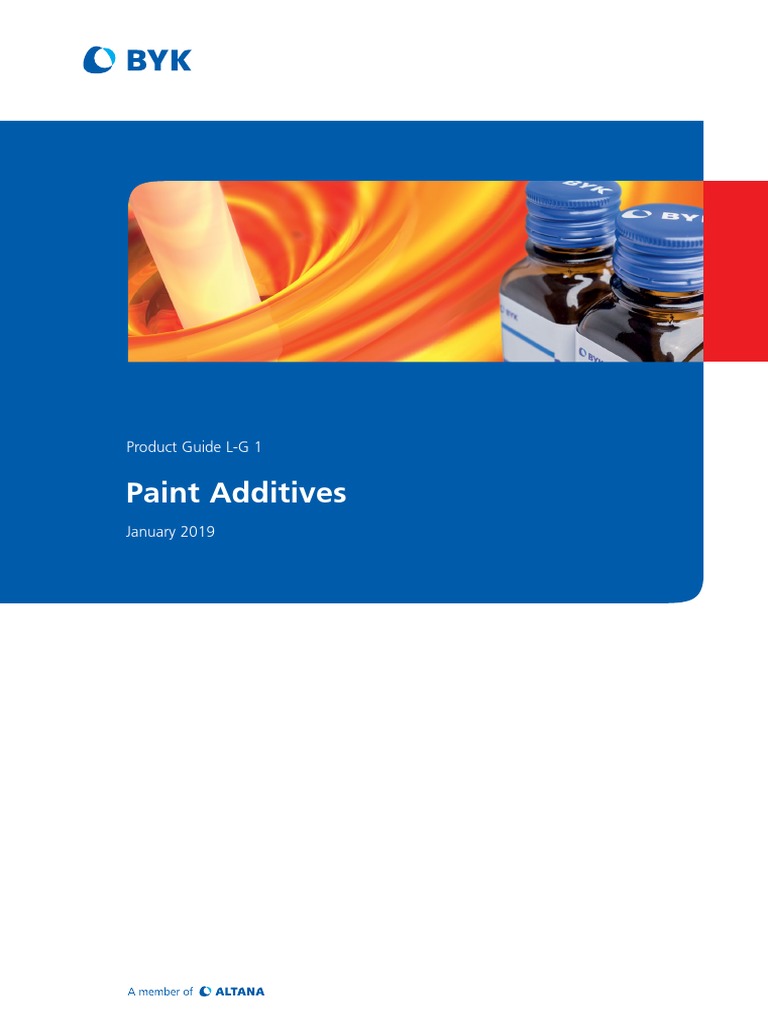 BYK L-G1 Paint EN | PDF | Solvent | Amine