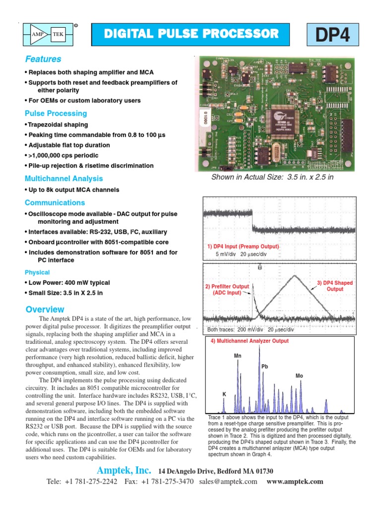DP4 Specifications | PDF | Analogue Electronics | Analog To Digital Converter