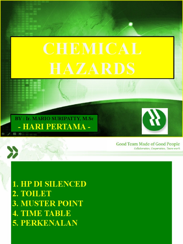 Chemical Hazards and Handling | PDF