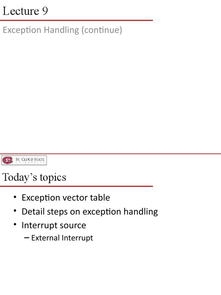 ARM Exception Handling Guide | PDF | Arm Architecture | Central ...