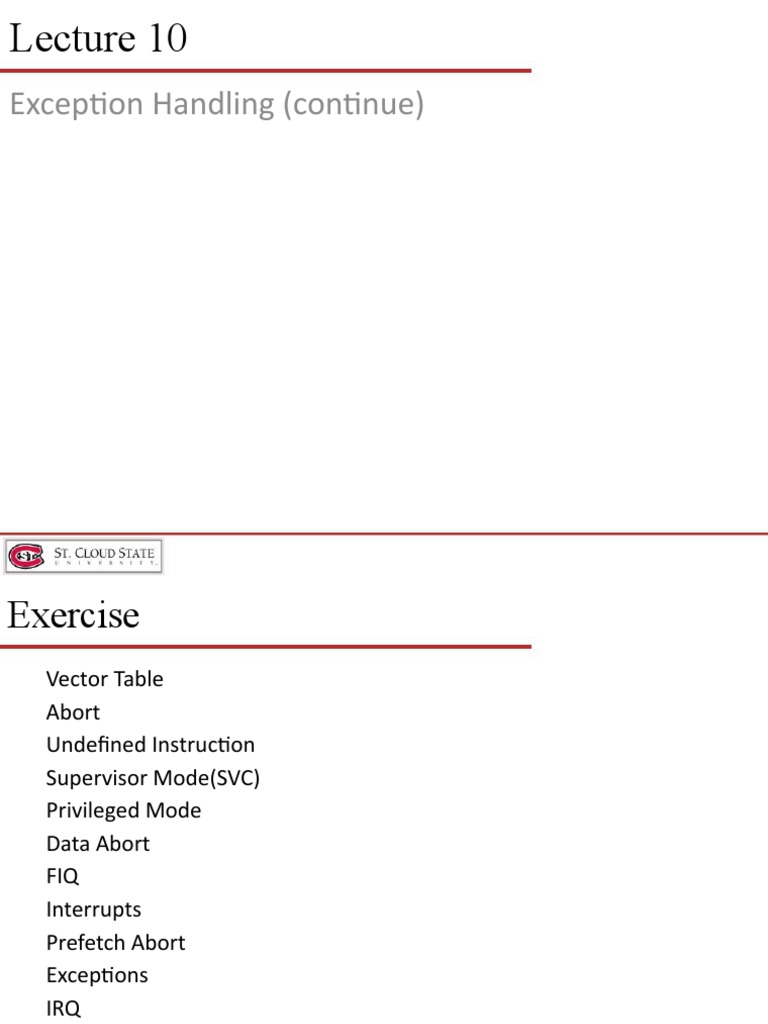 Lecture 10 - Exception Handling | PDF | Input/Output | Computer ... Lecture 10 - Exception Handling | PDF | Input/Output | Computer ...