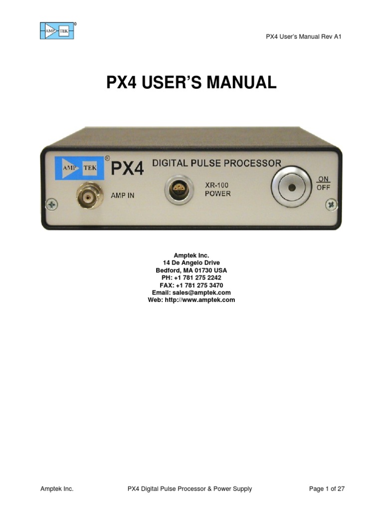 PX4 User Manual | PDF | Analog To Digital Converter | Analogue Electronics