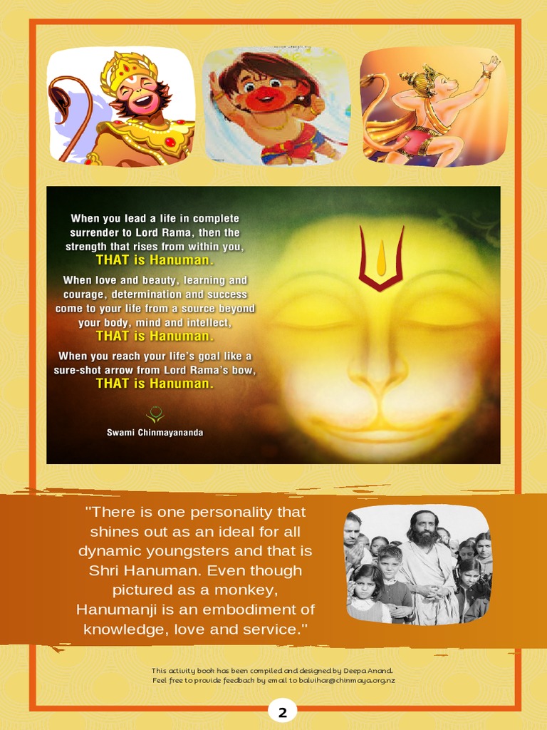 Hanumanji-Activity-Book 1 | PDF | Indian Religions | Sikhism