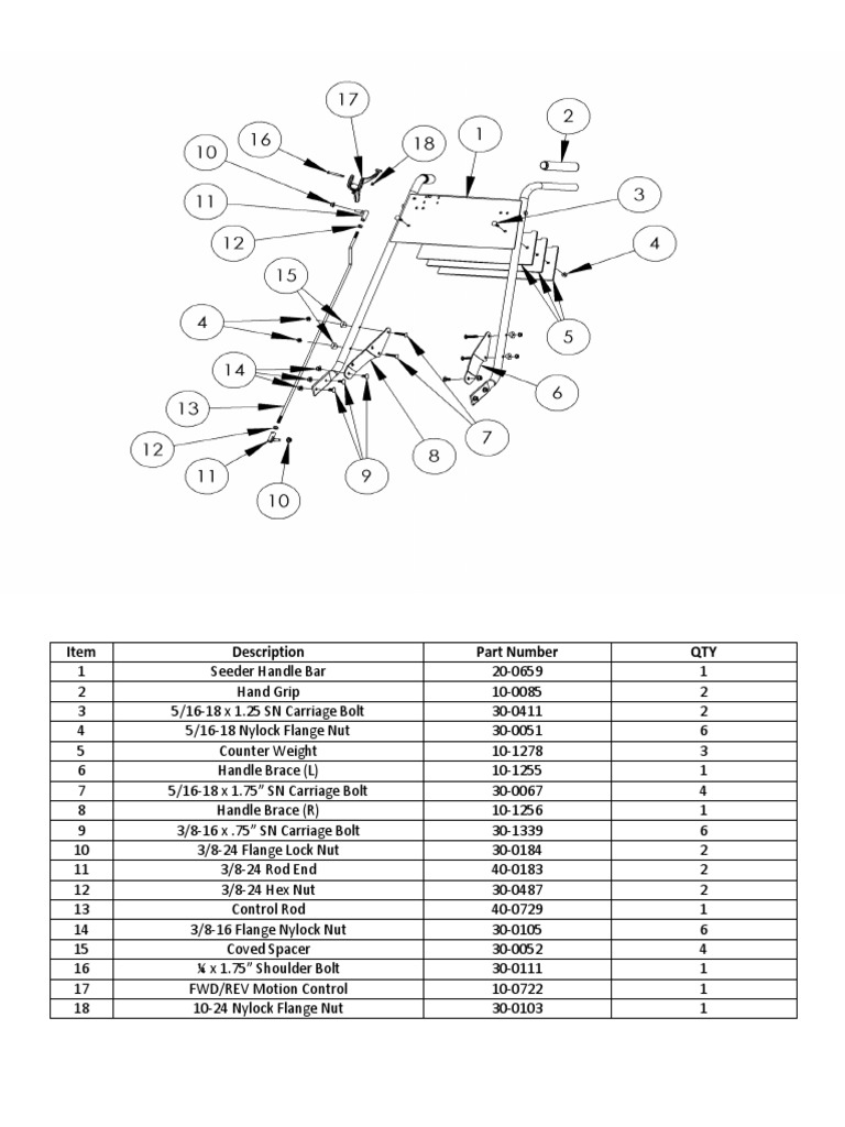 Seeder Assembly Parts List and Diagram | PDF | Belt (Mechanical) | Screw