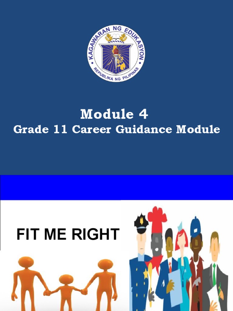 Grade 11 Career Guidance Module | PDF | Curriculum | Human Nature