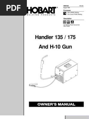 Hobart Welder Replacement Parts Catalog Pdf | Reviewmotors.co