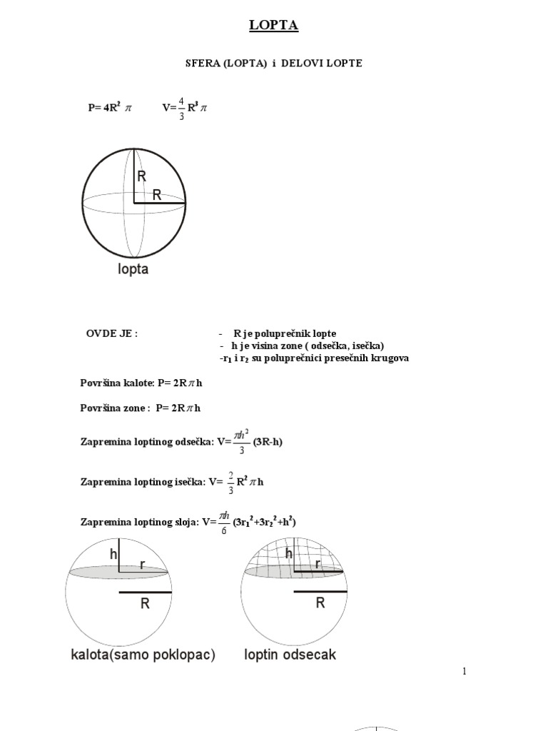 Lopta | PDF
