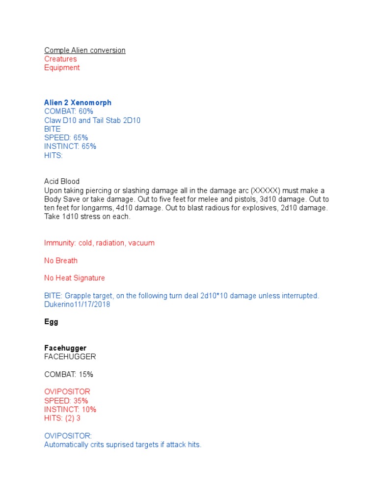 Alien Conversion. Mship | PDF | Gun | Rifle