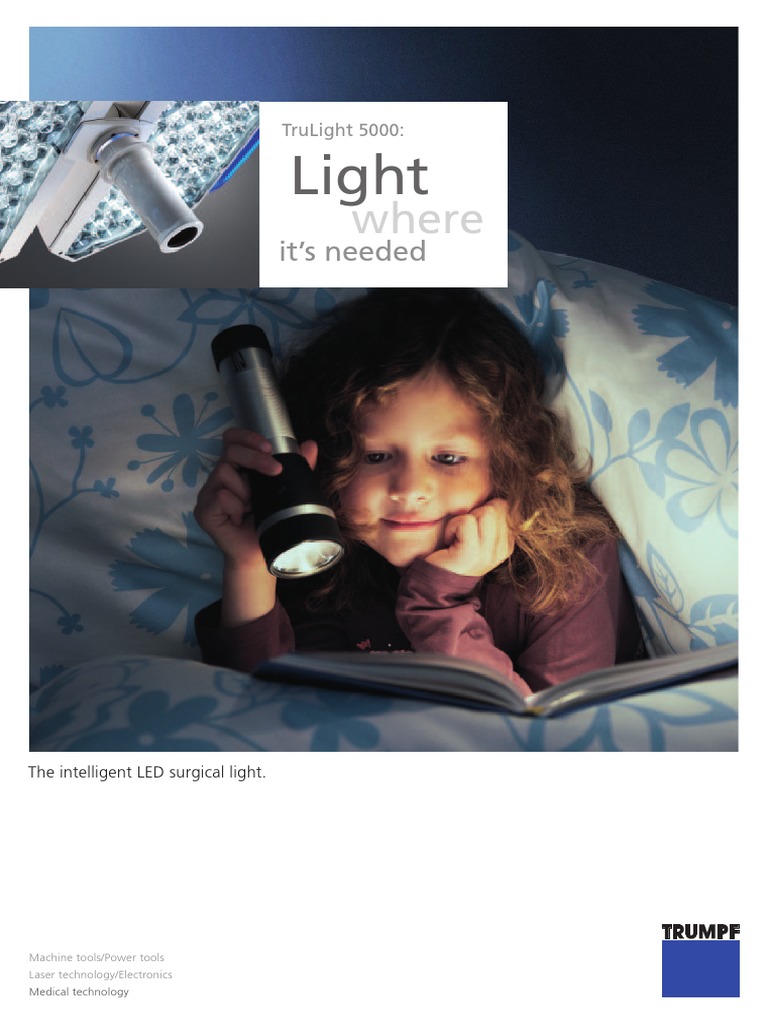 Trumpf Trulight 5000 Brochure and Specs | PDF | Lighting | Light ...