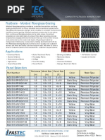 Fibreglass Grating Catalogue 1 | PDF | Chlorine | Acid