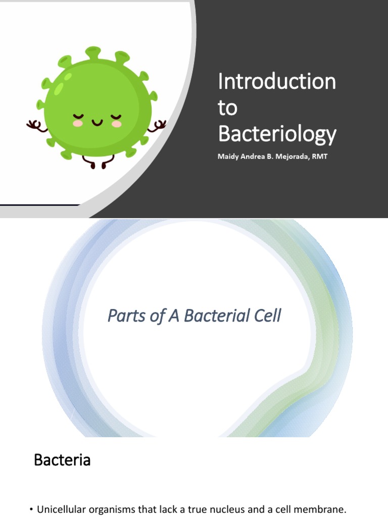 Introduction To Bacteriology | PDF | Staining | Bacteria