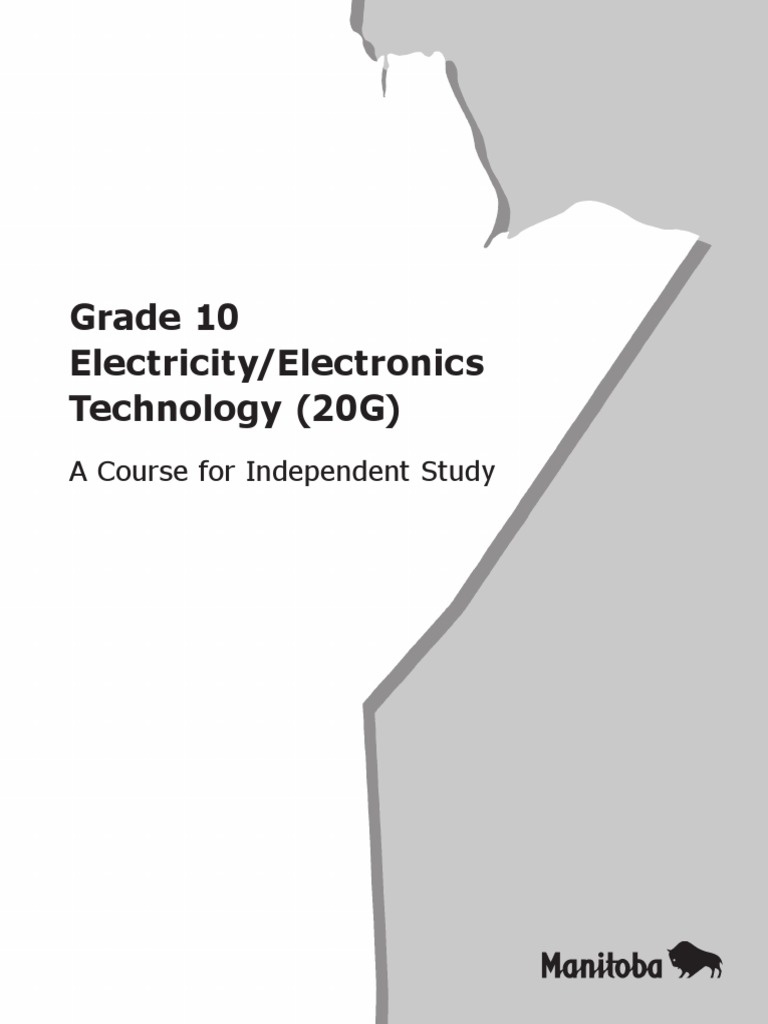 Grade 10 Electricity/Electronics Technology (20G) : A Course For ...