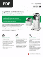 Canon imageRUNNER C359iF C259iF Brochure | PDF | Computer Security ...