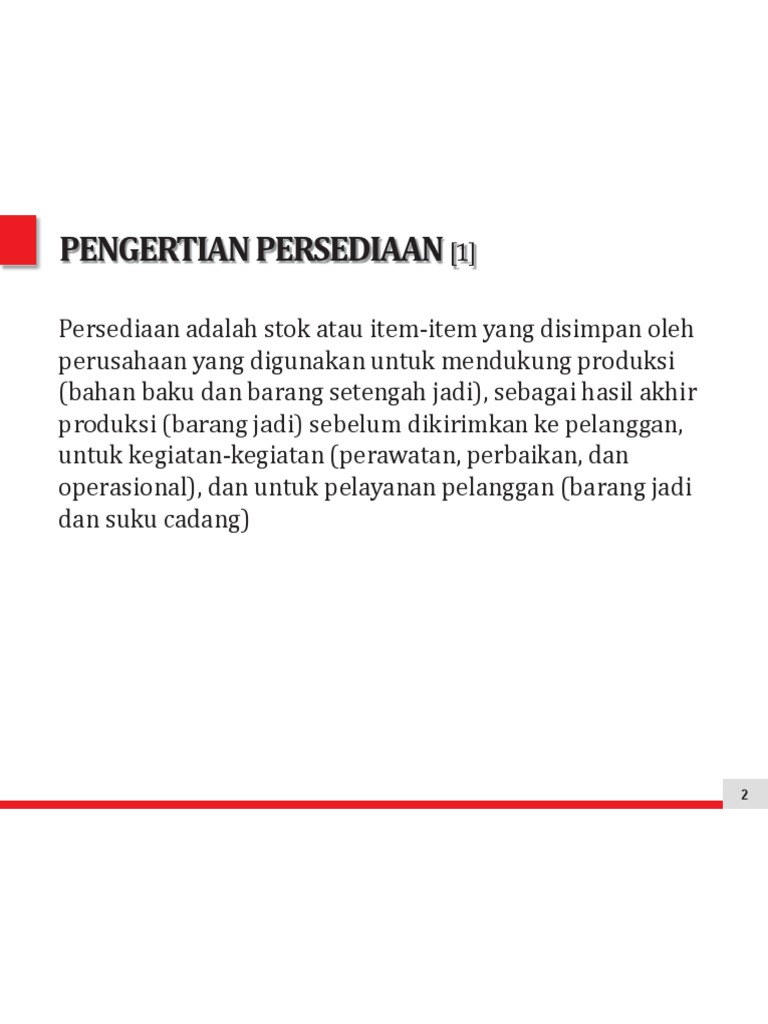 Manajemen Persediaan | PDF