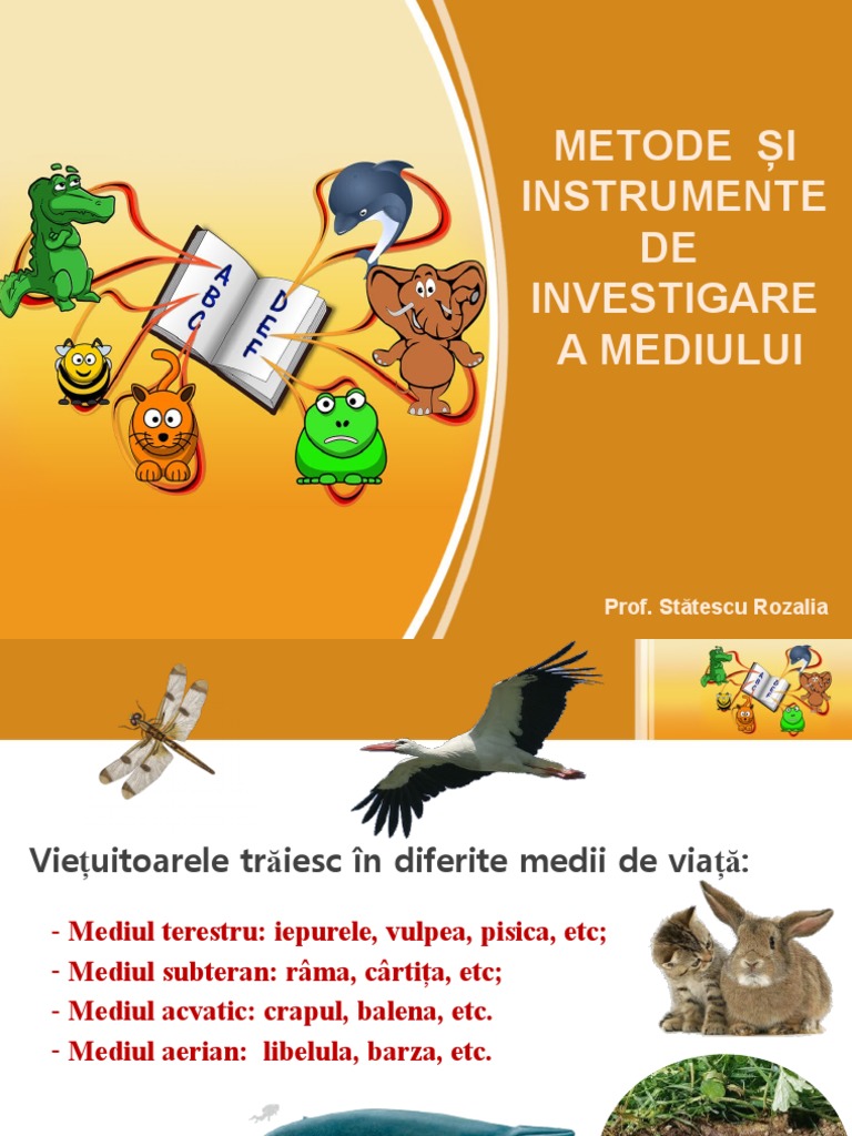 Metode Si Instrumente de Investigare A Mediului | PDF