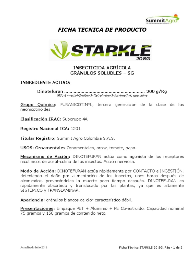 Starkle SG | PDF | Agricultura | Naturaleza