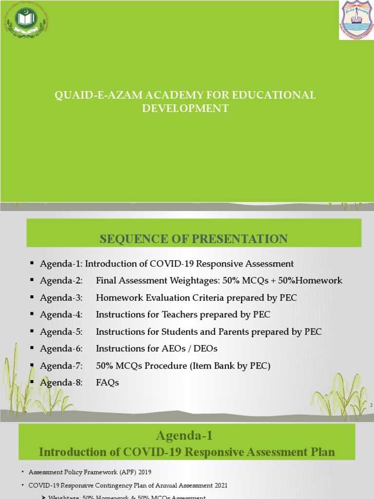 Assessment For The Year 2021 | PDF | Educational Assessment | Schools