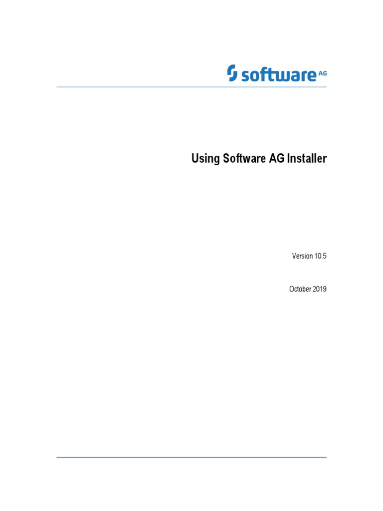 2019oct Using SAG Installer | PDF | Computers
