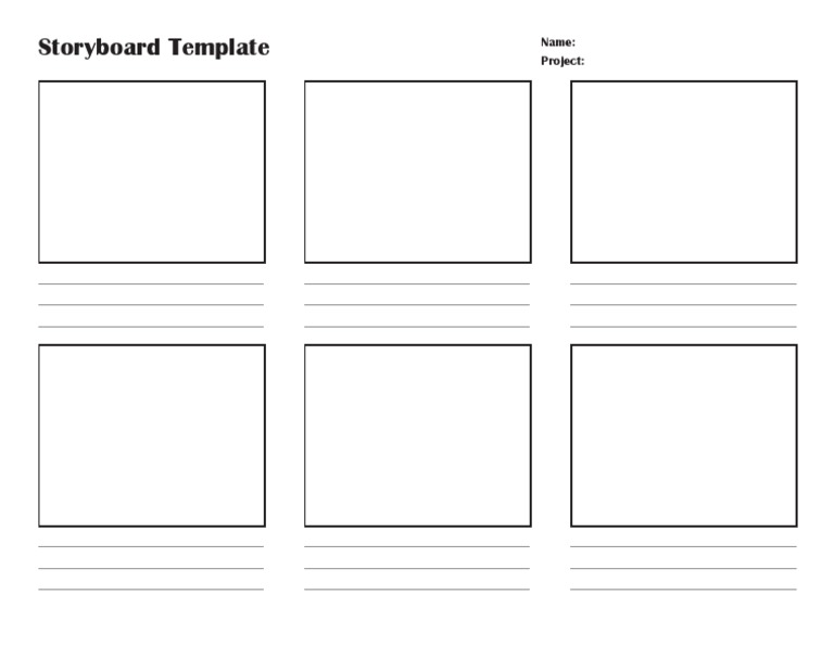 Storyboard Template 1 | PDF