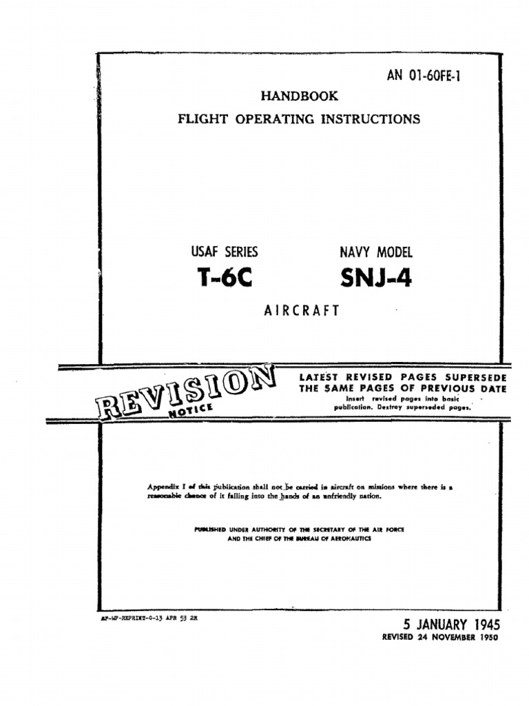 AN 01-60FE-1 - Handbook - Flight Operating Instructions - T-6C (24-11 ...