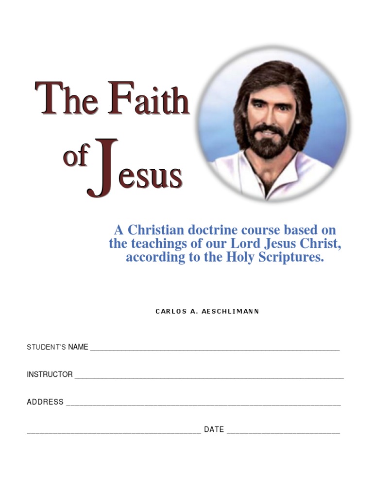 The Faith of Jesus: A Study Guide | PDF | Bible | Jesus