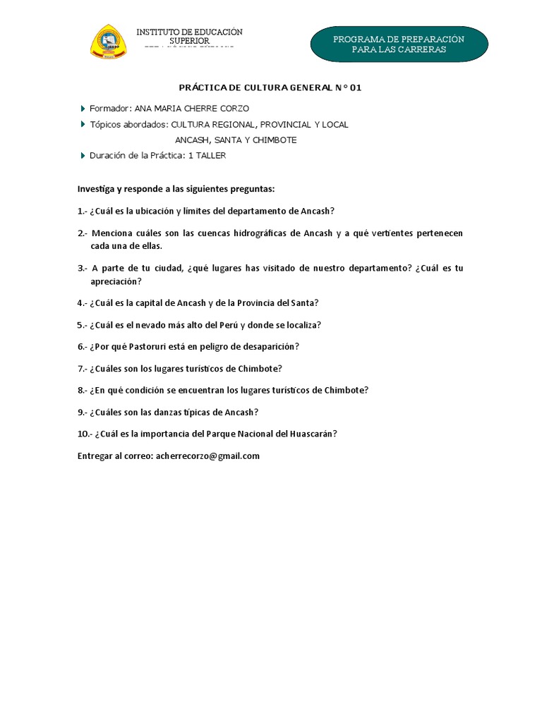 Práctica n1 Cultura Regional, Provincial y Local | PDF