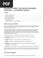 Civil Service Success Profile | PDF