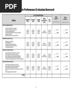 DEBATE SCORING SHEET | PDF