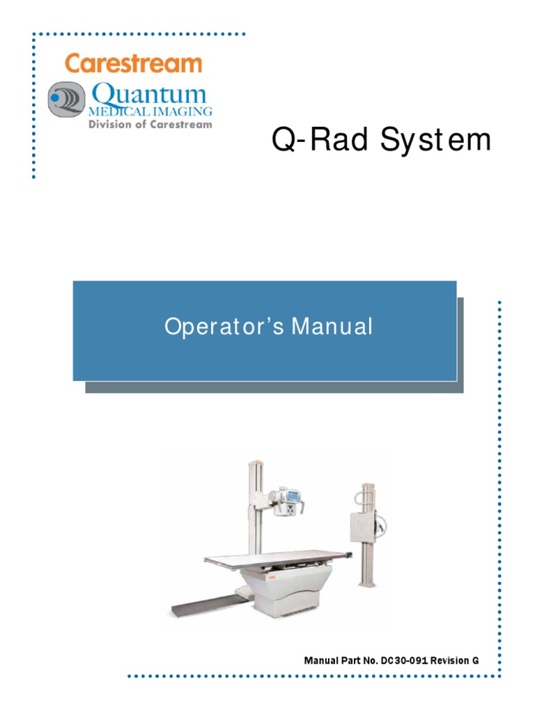 DC30-091 - Q-Rad System Operator Manual - Rev G - EN | PDF ...