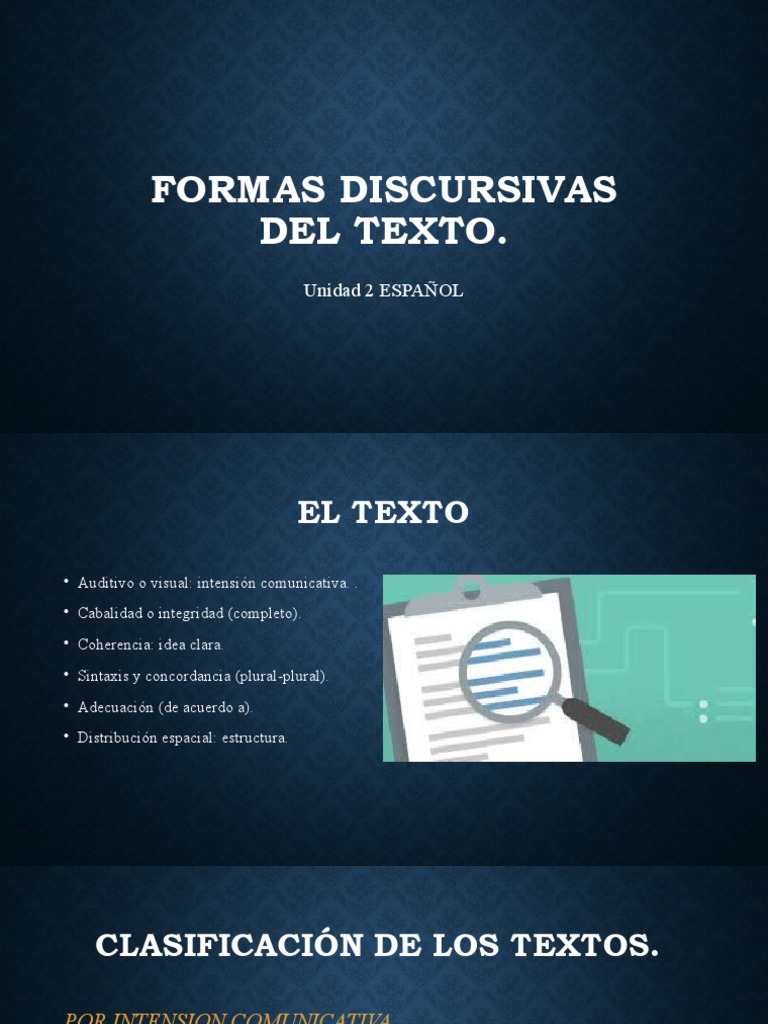 Formas Discursivas Del Texto | PDF Formas Discursivas Del Texto | PDF