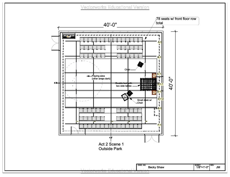 Act 2 Scene 1 Groundplan | PDF