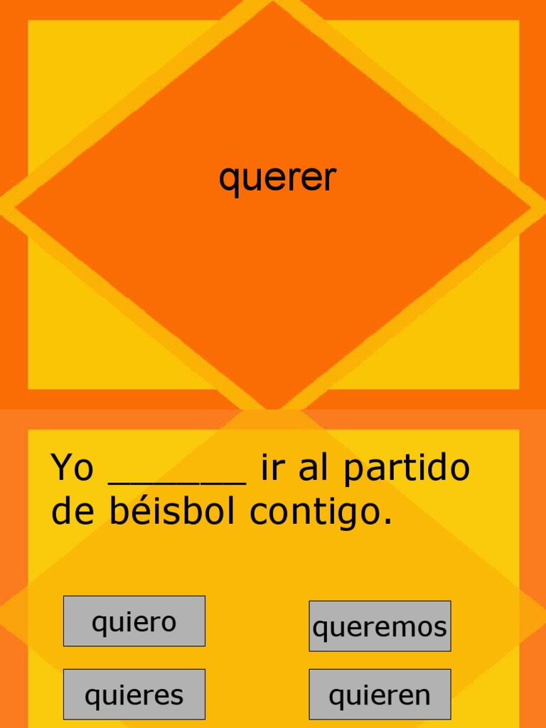 Querer Ejercicios | PDF