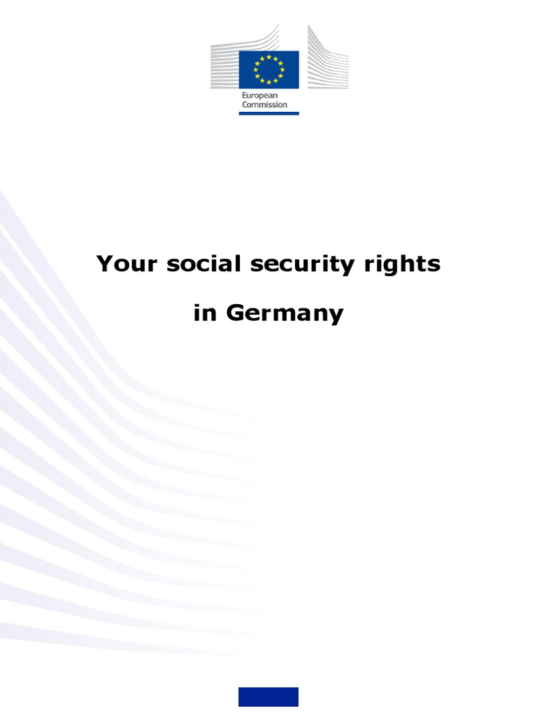 Your Social Security Rights in Germany | PDF | Social Security (United ...