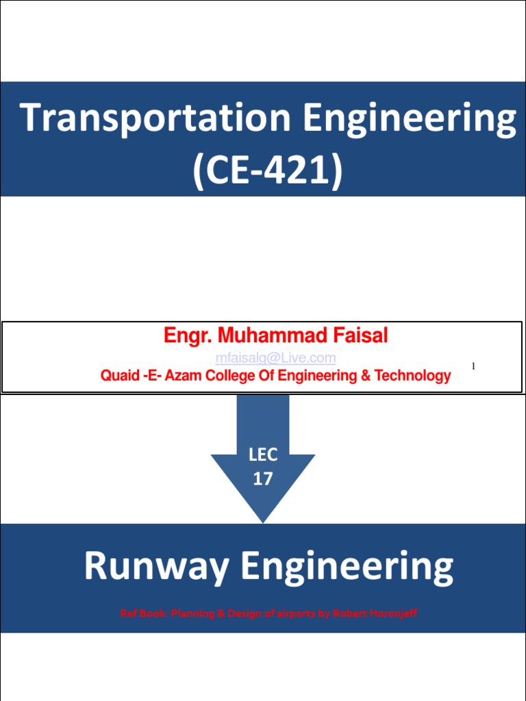 Lec 17-Intro To Airport Engineering - Runway Engineering | PDF ...