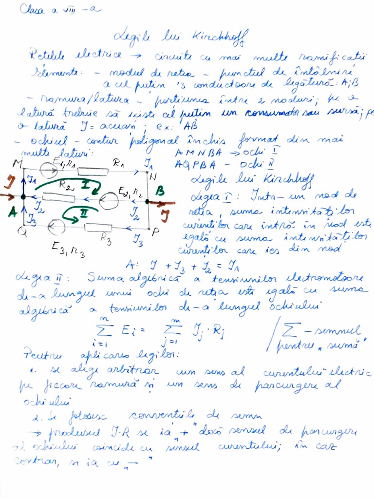 Legile Lui Kirchhoff | PDF