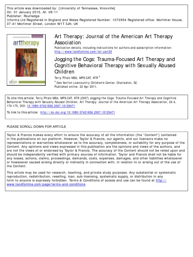 Art Therapy: Journal of The American Art Therapy Association | PDF ...