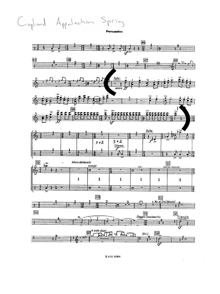 Copland - Appalachian Spring | PDF