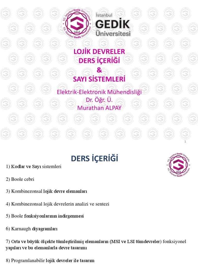 Lojik Devreler1 | PDF