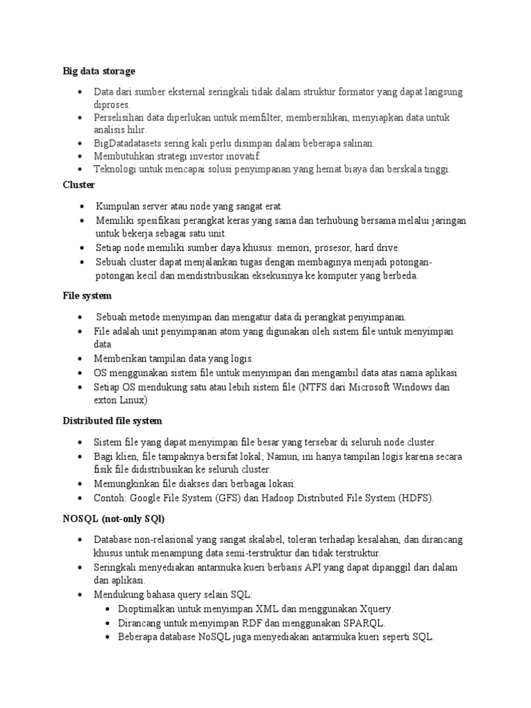 Big Data Storage Concepts Pdf 