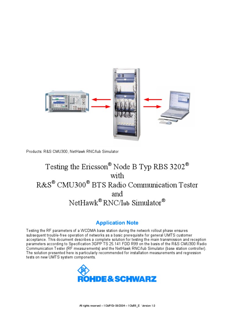 Ericsson Node B & RNC 장비-1CM56_E | PDF