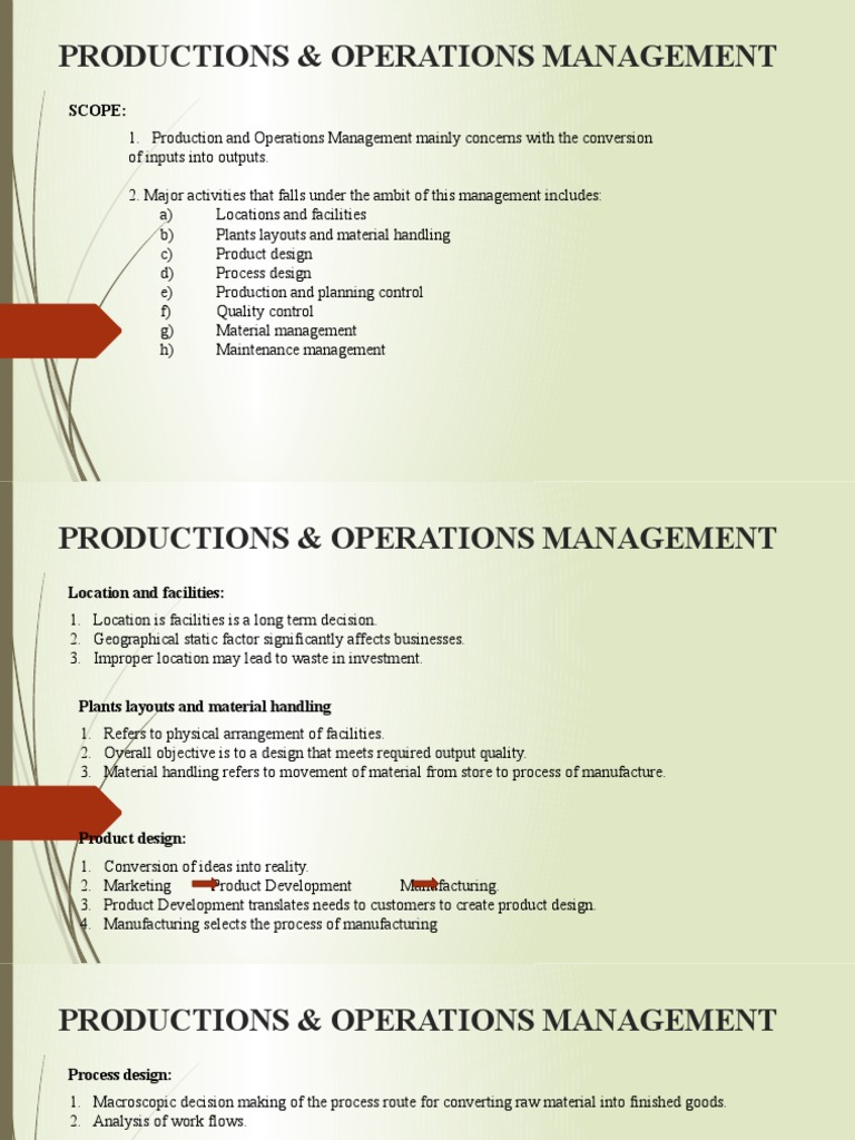 Production & Ops MGNT 05092019 | PDF | Operations Management | Inventory