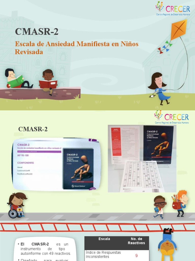 Cmasr-2 Diapositivas | PDF | Ansiedad | Sicología