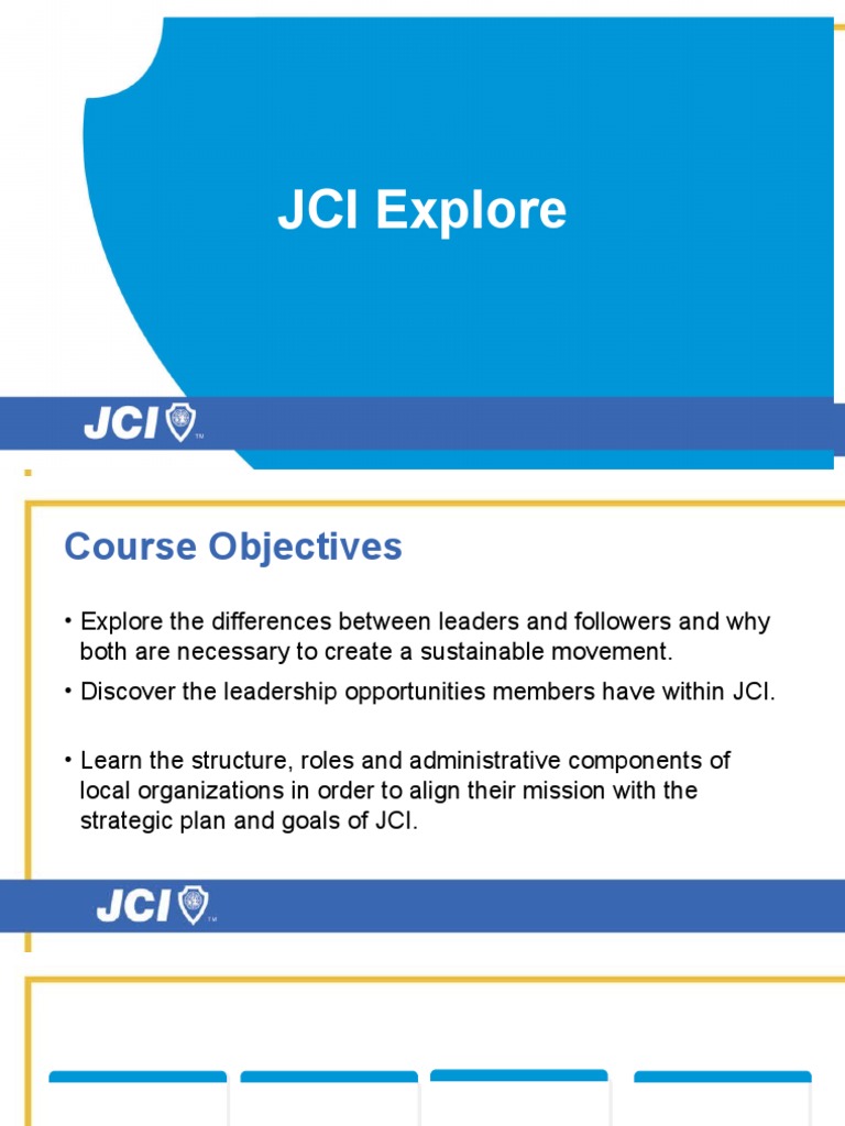 Developing Leaders through Active Engagement: An Overview of JCI's ...